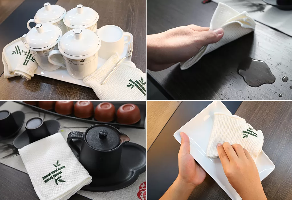 Waffle Bamboo Tea Towel - kare exclusive